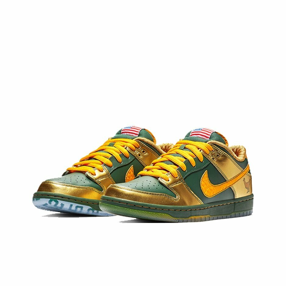 Кроссовки NIKE Dunk SB, размер EU 36 стопа (23CM), green — фото 1