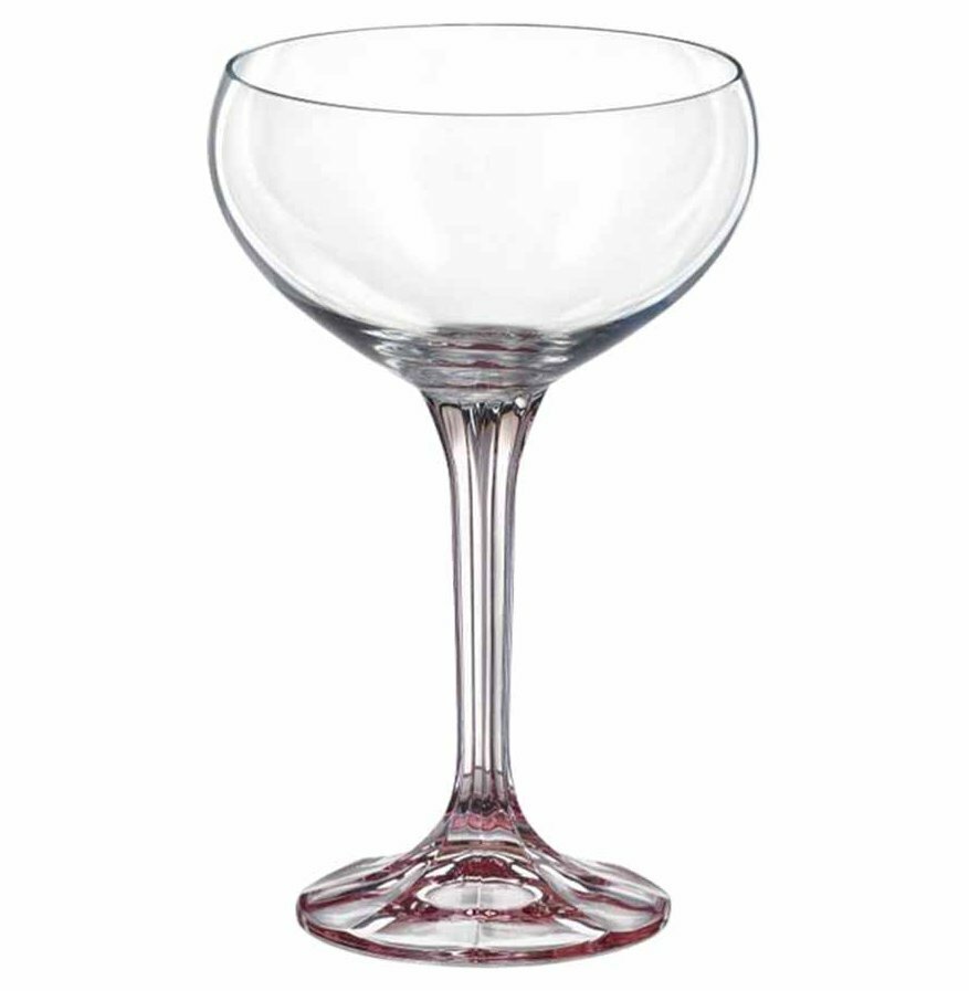 Креманка/мартинка 190 мл 1 шт Crystalex CZ s.r.o. "Магнолия /Розовая ножка" / 354193