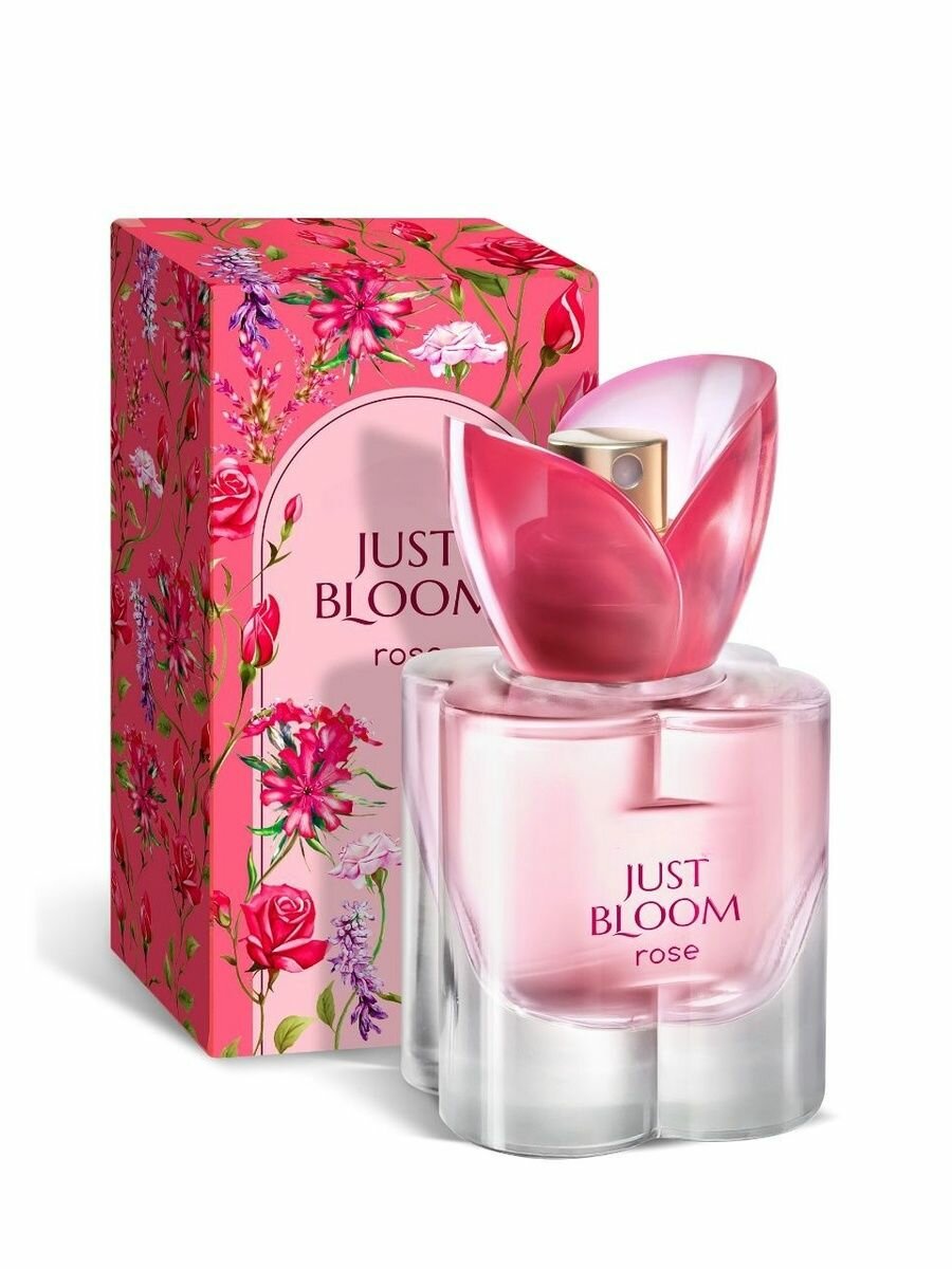 Туалетная вода для женщин "Just Bloom Rose", 30 мл, цветочный, мускусный аромат