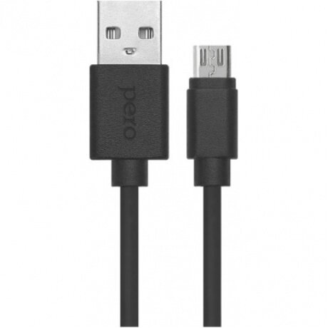 Кабель PERO DC-03 micro-USB 2А 1м черный