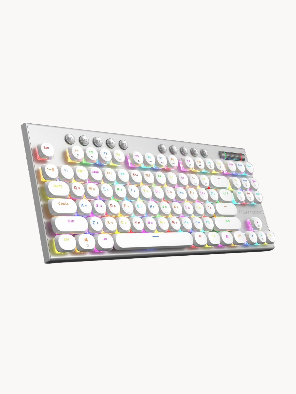 Механическая клавиатура PANTEON T20 Pro CS HS, подсветка RGB, низкопрофильная, USB