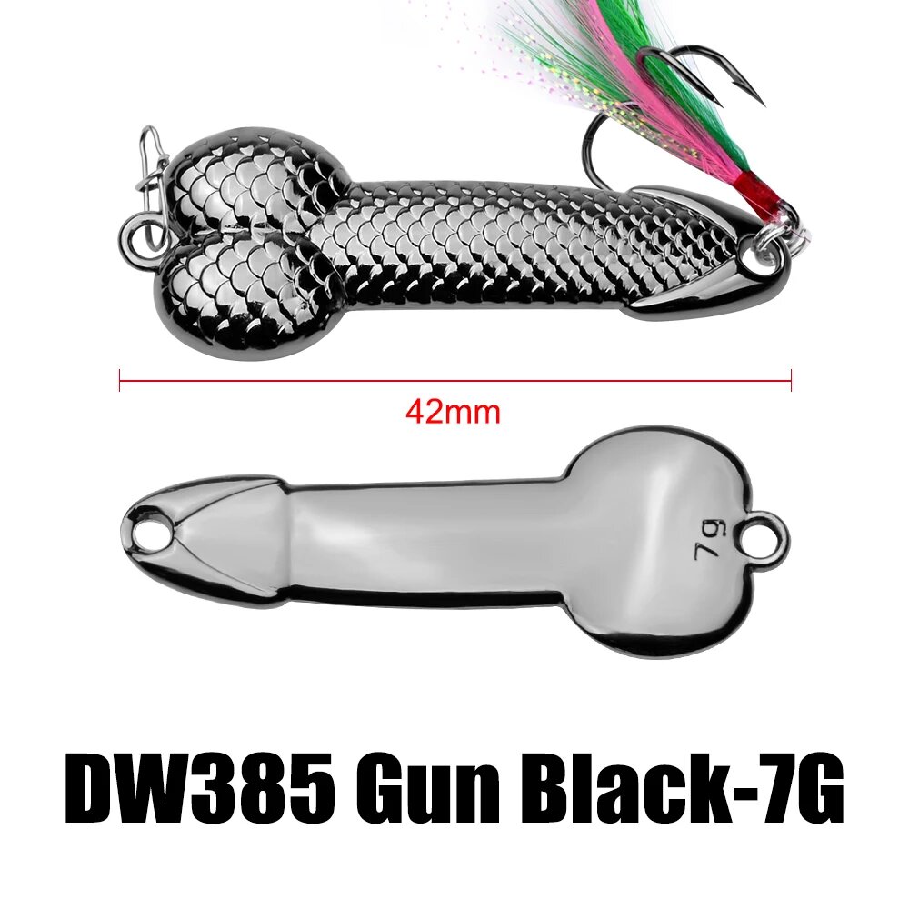 Блесна Proberos DW385 Gun Black-7g