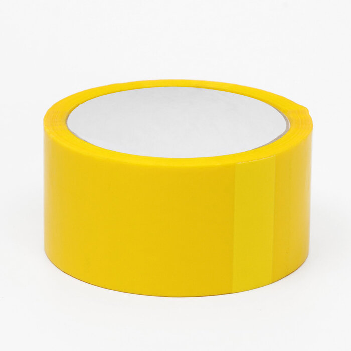 Клейкая лента, желтая, 48 х 50, 45 мкм 7437276