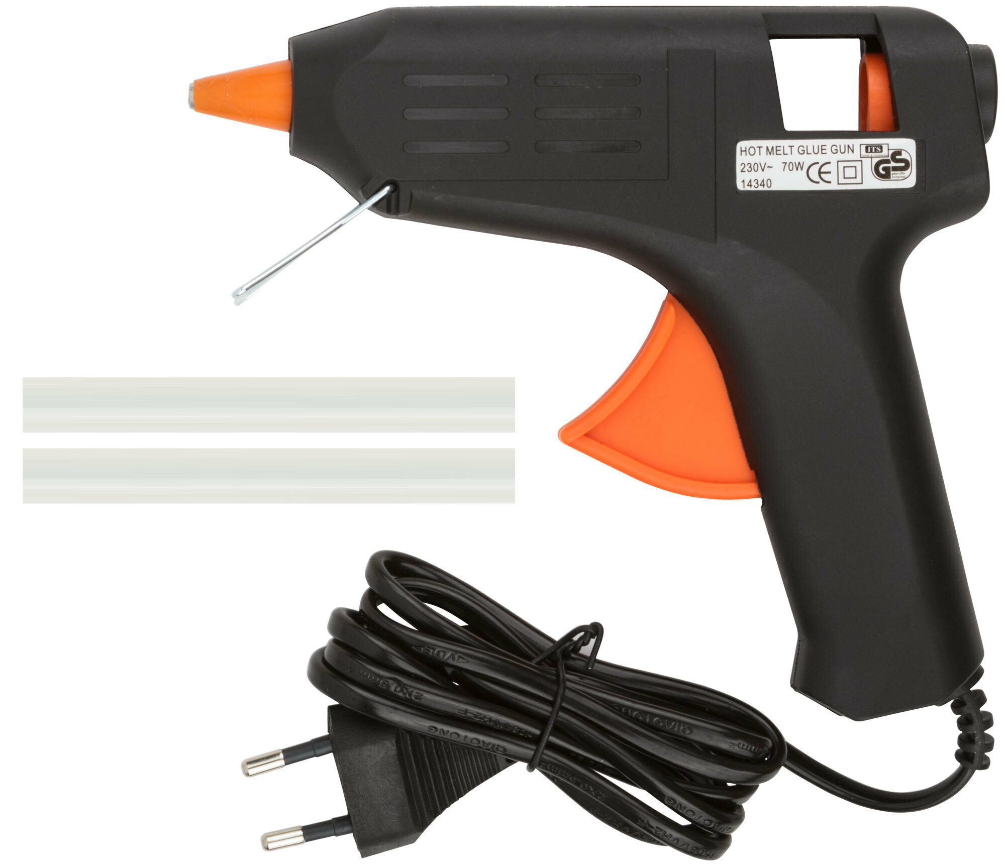 Пистолет клеевой д.11 мм, 70 Вт