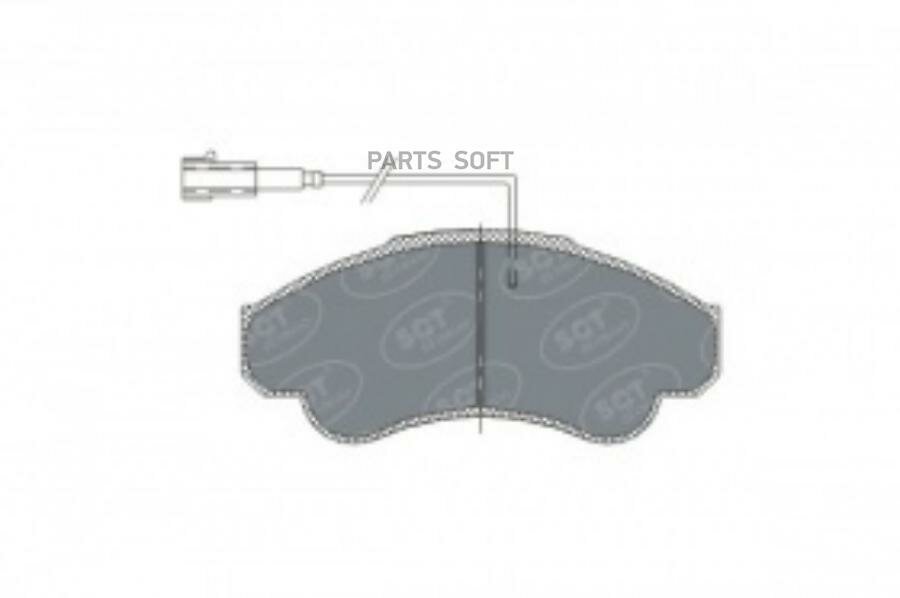 SCT GERMANY SP322 Колодки передние SCT SP-322