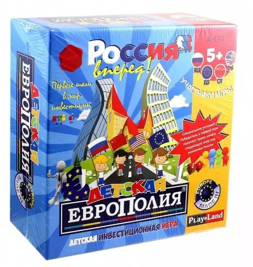 Настольная игра Play Land Детская европолия А-174