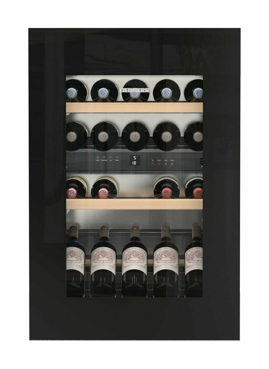 Винный шкаф Liebherr vinidor EWTgb 1683-26, встраиваемый, черный
