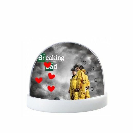 Водяной шар Во все тяжкие, Breaking Bad №5, Сердца-блёстки