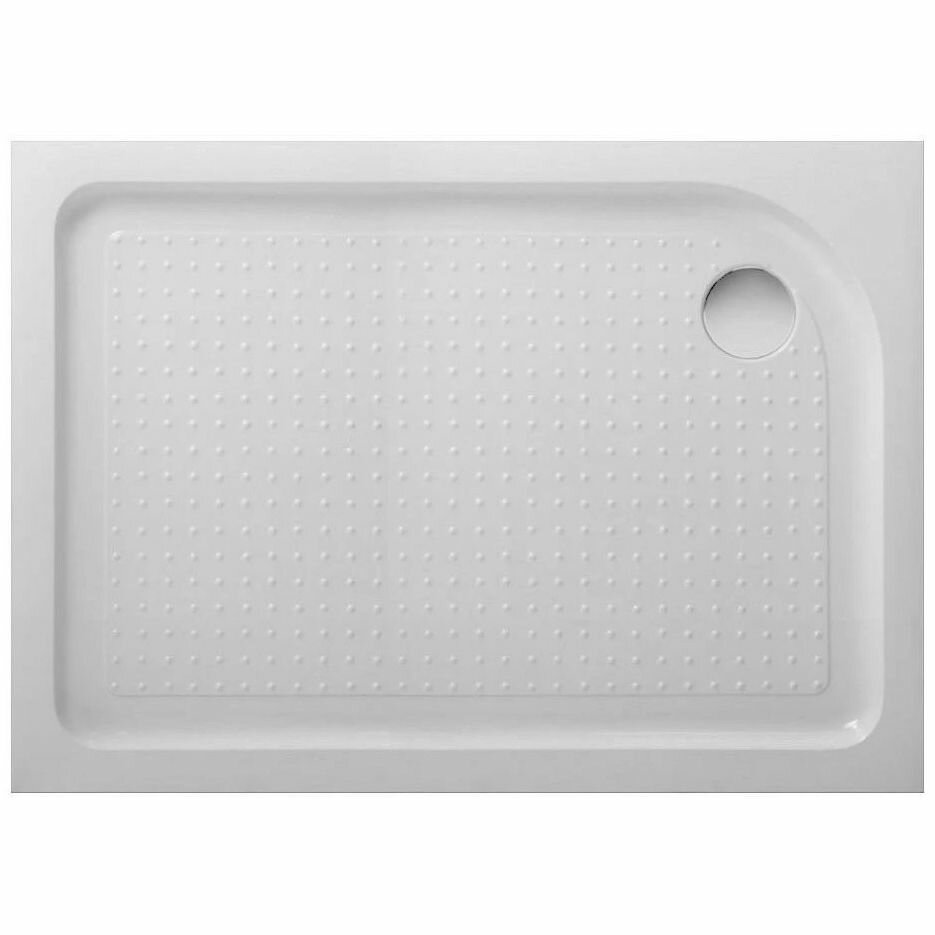 Душевой поддон BelBagno TRAY-BB-AH-100/80-15-W-R белый (800х150х1000)