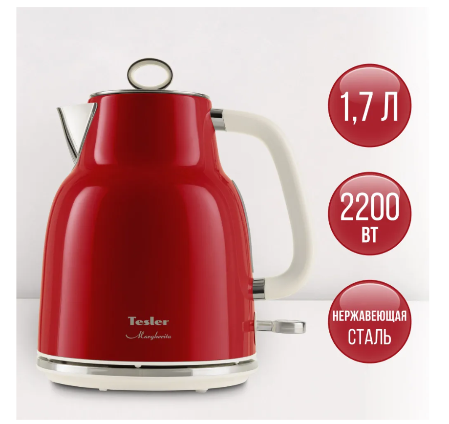Чайник TESLER KT-1760 RED