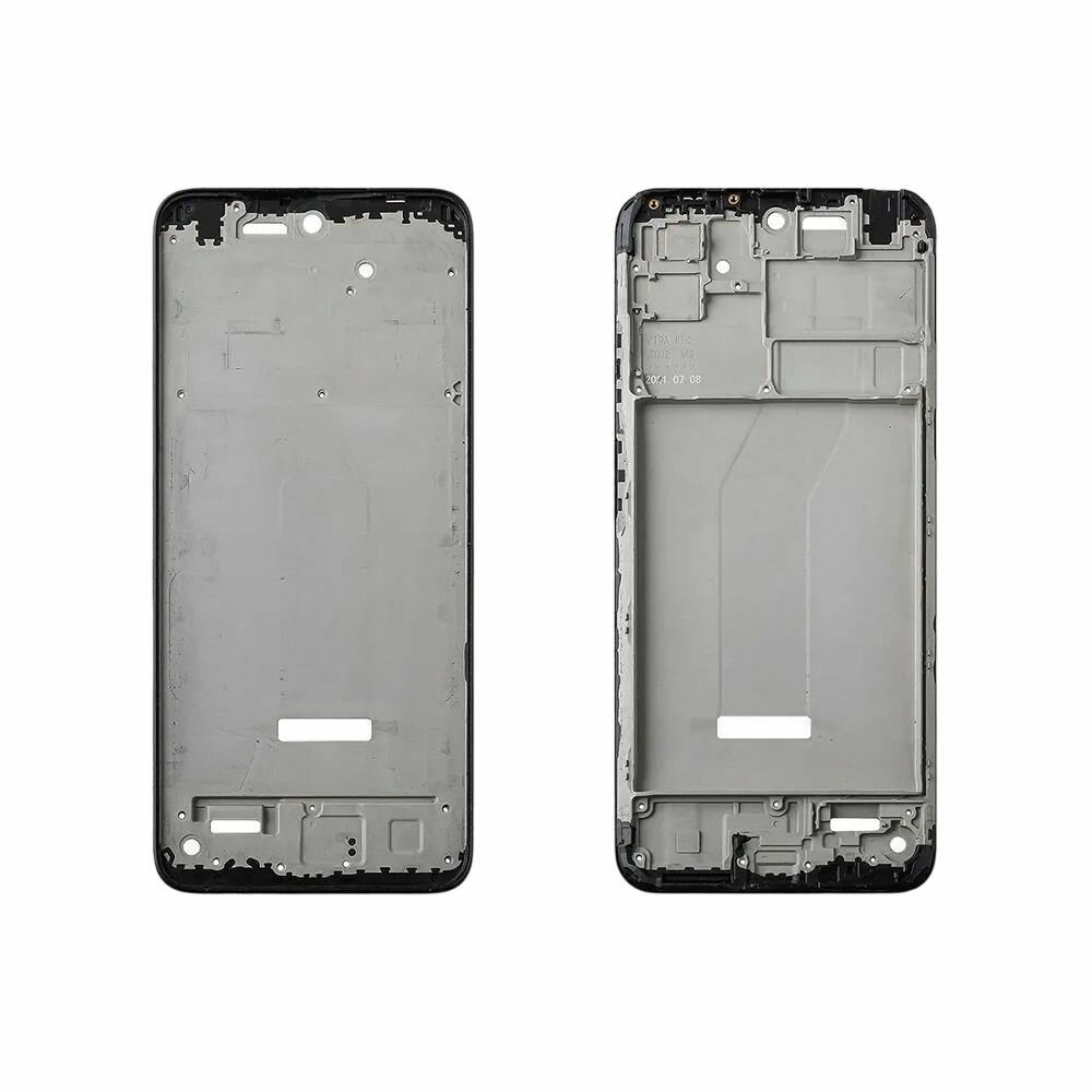 Рамка дисплея (средняя часть) для телефона Xiaomi Redmi 10, черный