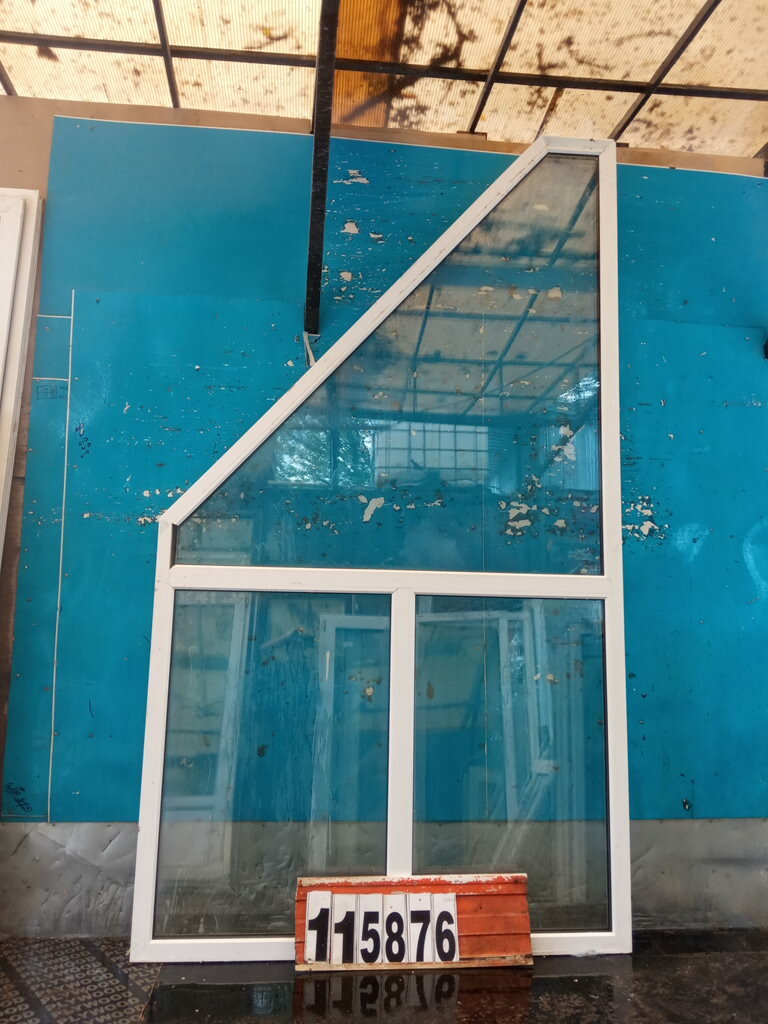 Пластиковые Окна БУ 2900(в) х 1620(ш) Треугольные