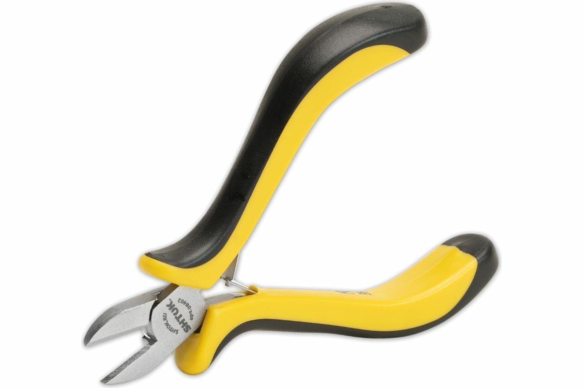 SHTOK мини-кусачки 120 мм 08402 - компактный рез и удобная рукоять для тонких проводов