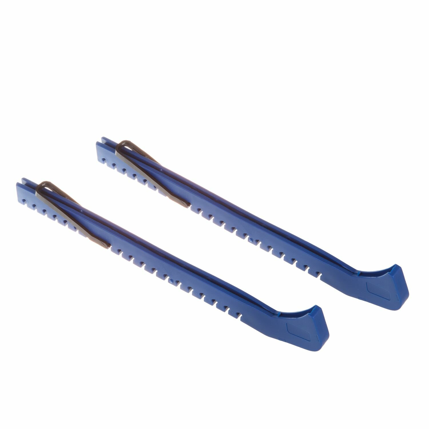 Чехлы для фигурных коньков Задира-Плюс ЧХ-01, пластик, синий