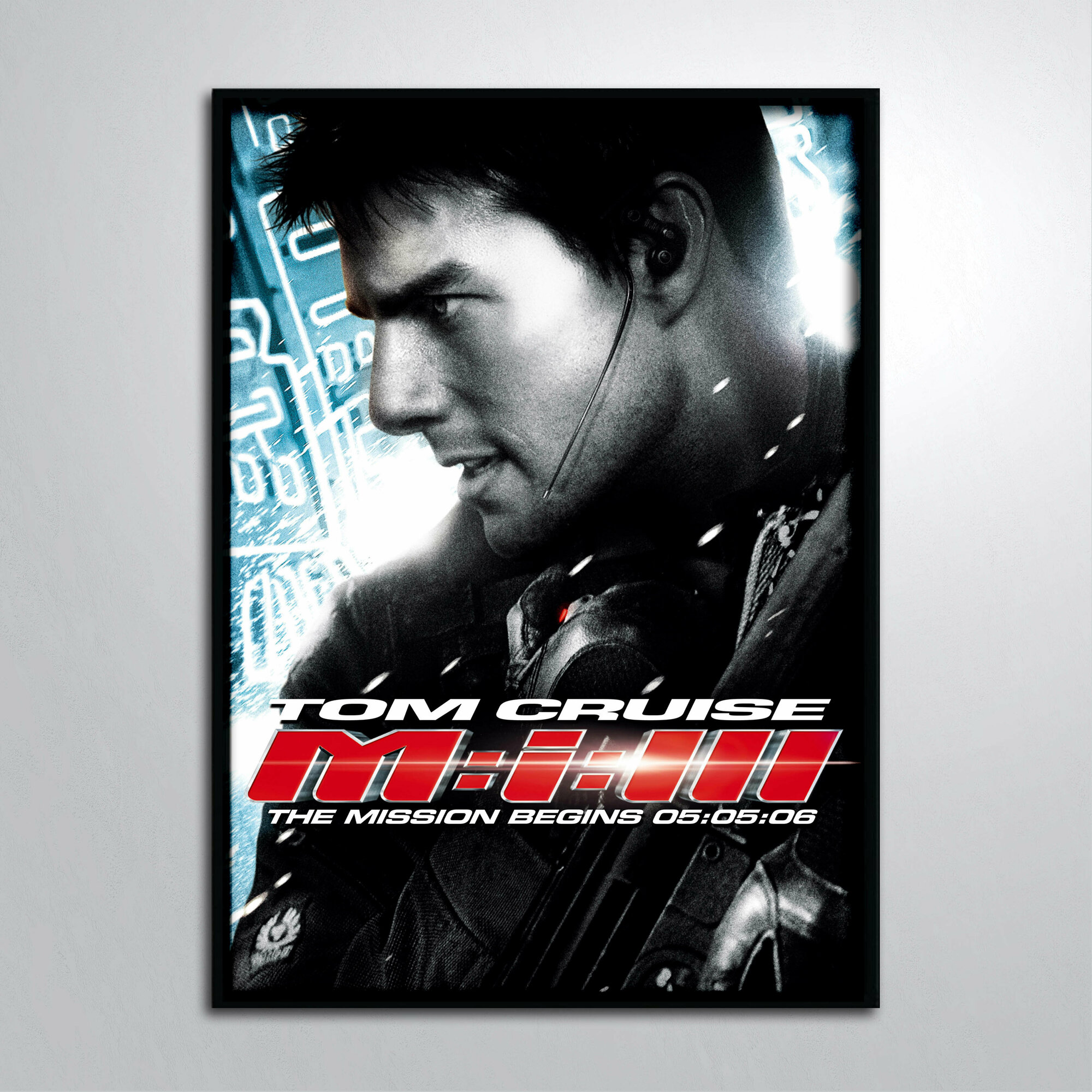 Постер в раме/Миссия невыполнима 3 Том Круз Оригинал Mission Impossible 3 part