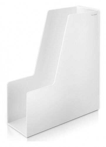 Лоток для бумаг Deli вертикальный ENS022WHITE Nusign для бумаг A4 белый пластик