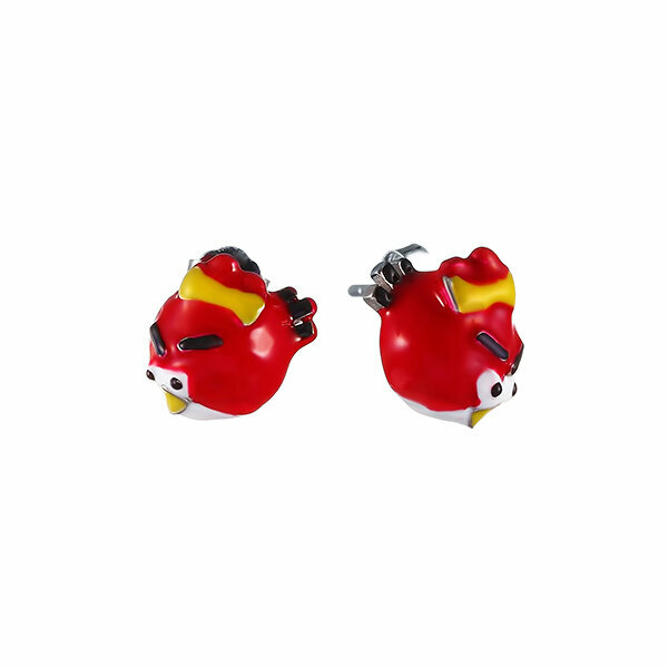 Серьги, серебро, 925 проба, эмаль