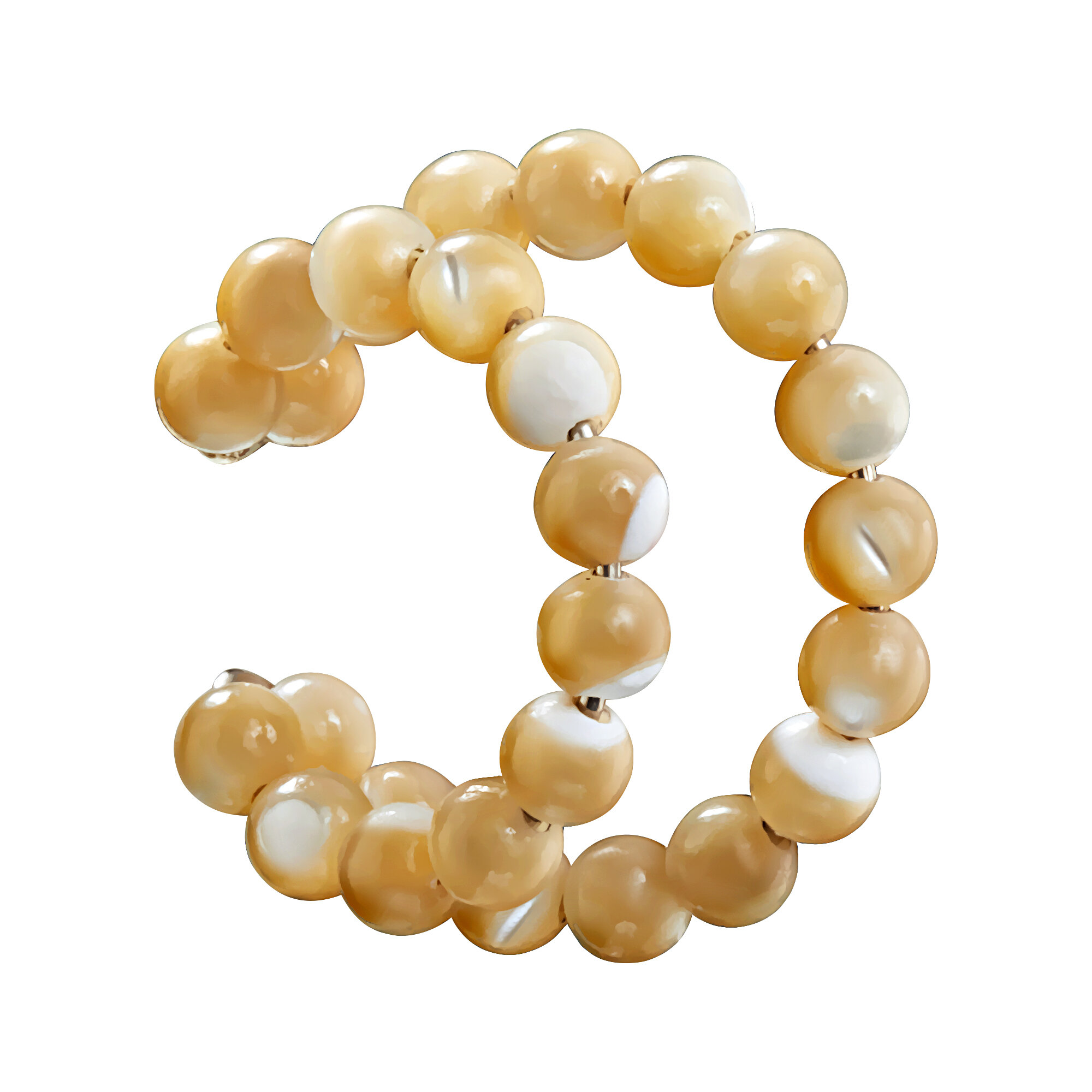 Серьги, серебро, 925 проба, перламутр