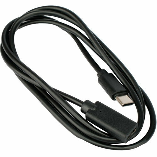 Кабель удлинитель USB-Cm/Cf Cablexpert CCP-USB2-CMCF-1M зарядка 3A 60Вт PD/QC3.0 медь 26/28 AWG - 1м черный