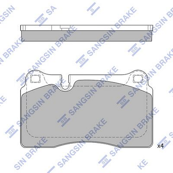 HI-Q SP2231 sp2231 колодки дисковые передние\ VW touareg, land roverrange rover 3.2-4.2i / 3.0tdi v6 05