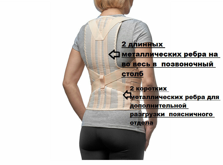 Корсет грудо-поясчнично-крестцовый, корректор осанки