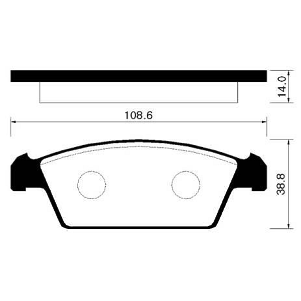 HSB HP2001 колодки тормозные дисковые передн daewoo: tico 91-01 suzuki: cappucino 92-95, alto 93-99