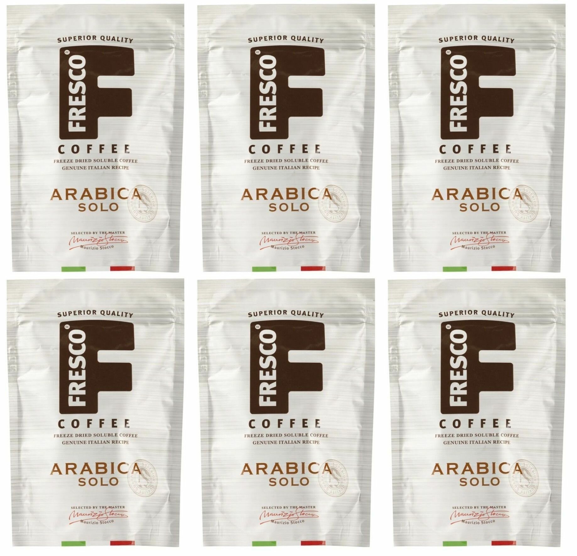 Fresco Кофе растворимый Arabica Solo, сублимированный, 75 г, 6 шт