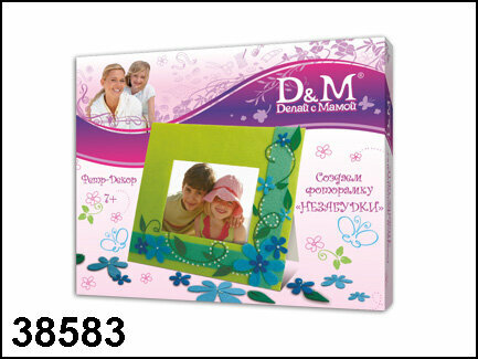 D&M Наб. фетр. фоторамка арт.38583 незабудки