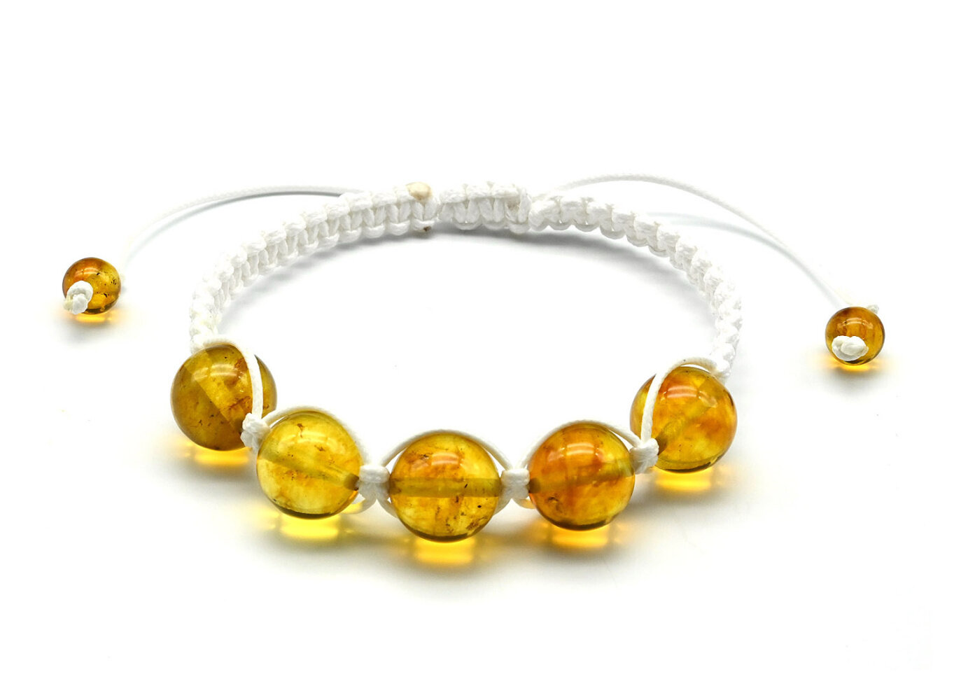 Браслет, янтарь