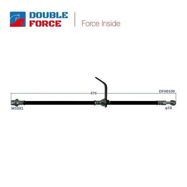 Шланг тормозной Double Force арт. DFH0109, ОЕМ номер 01464-S2X-000