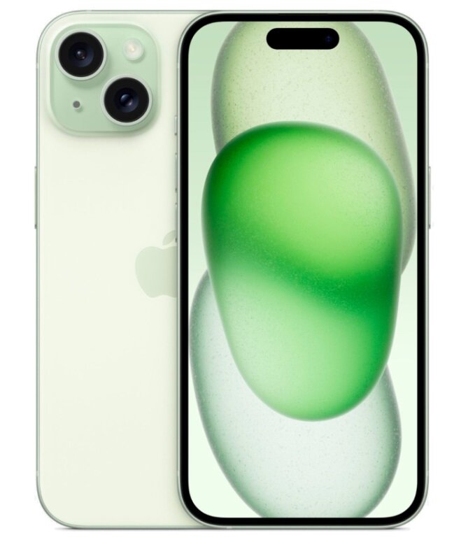 Смартфон Apple iPhone 15 512ГБ, Dual eSIM, зеленый