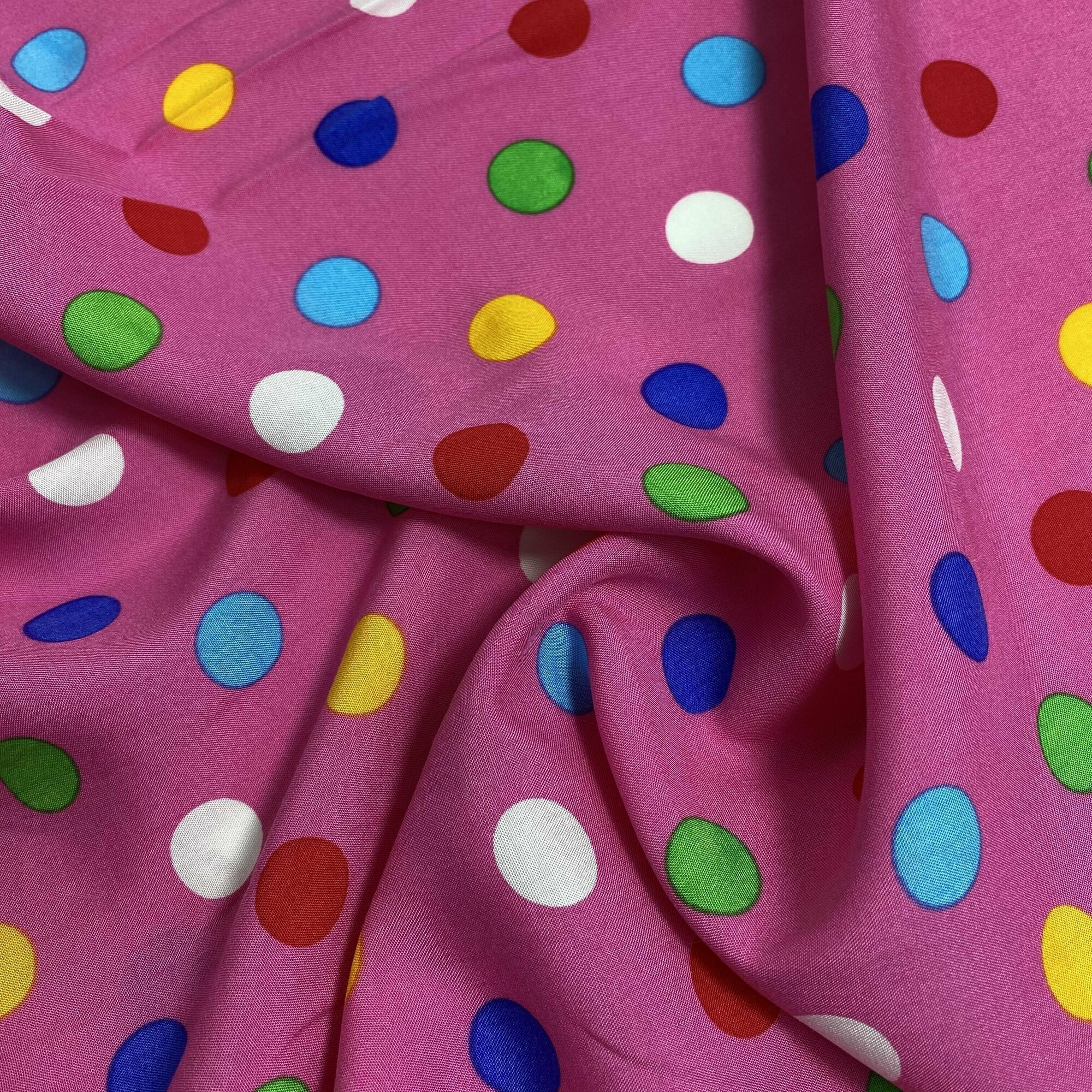 Ткань штапель вискозный, вискоза 100%, 1 м, 120 гр/м2, ширина 150 см.