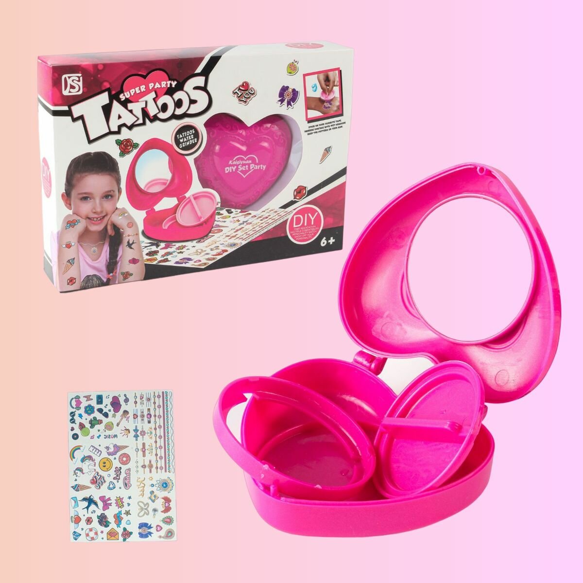 Детские татуировки переводные