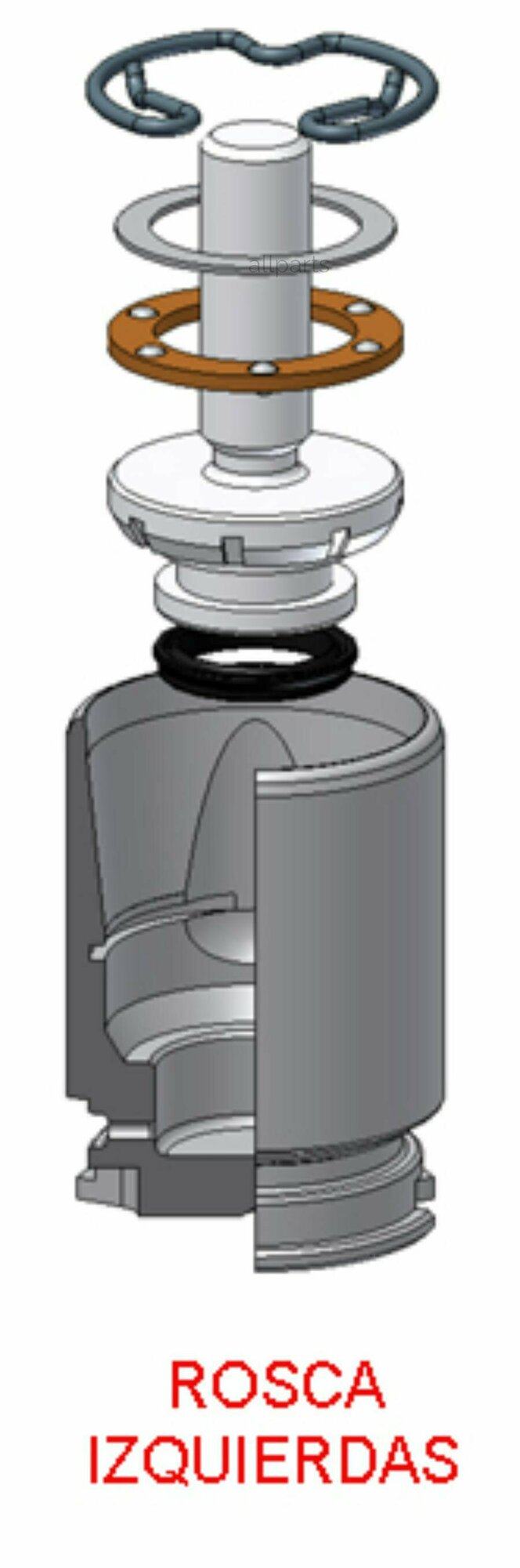 FRENKIT K485205L Поршень Суппорта с Механизмом