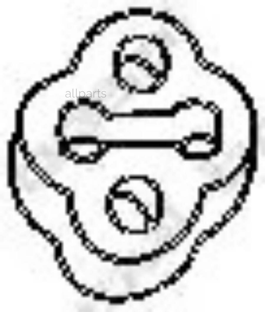 BOSAL 255507 Монтажный демпферный компонент выхлопной системы