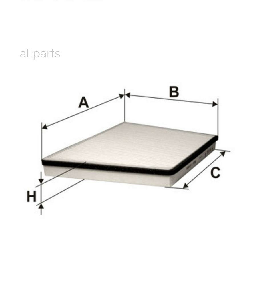 FILTRON K 1146 Фильтр салонный FILTRON K 1146