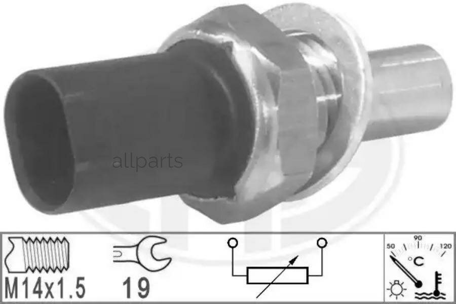 ERA 330774 Датчик температуры охлаждающей жидкости MB W202/W210/W140/W463 mot. M111/M104/OM606 ERA 330774