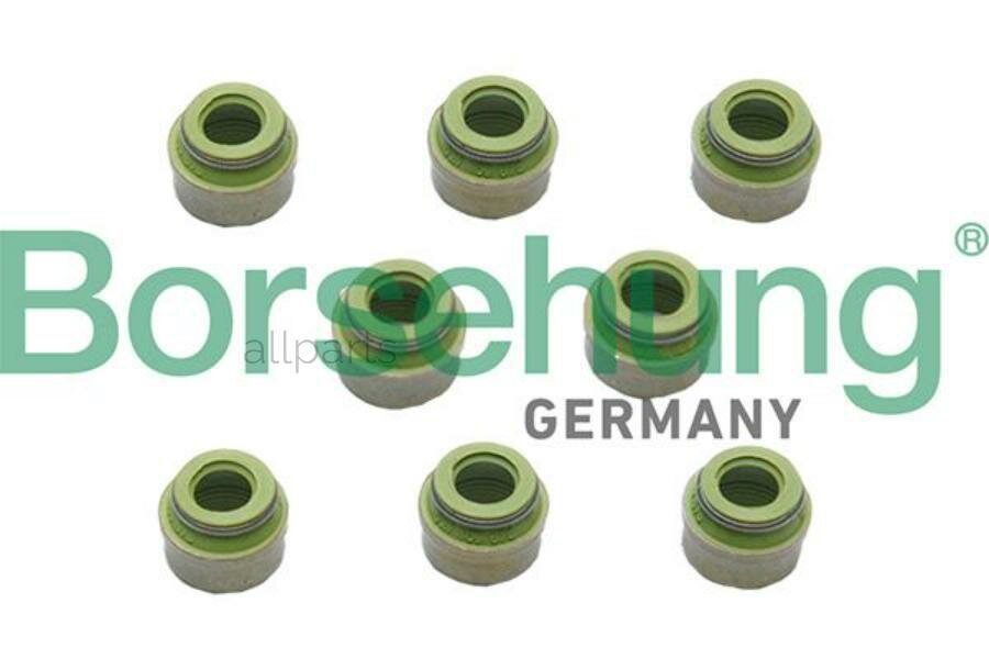 BORSEHUNG B17836 колпачки маслосъемные! к-кт 8шт. 7x9.8/13.2x9.7\ VW Golf/Passat 1.0-2.0/1.9D/TD/SDi 86>