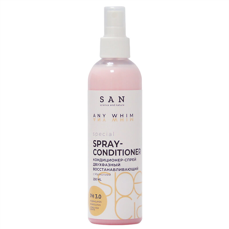 Кондиционер для волос PROSANCO ANY WHIM Кондиционер-спрей двухфазный восстанавливающий с экстрактом магнолии 250мл