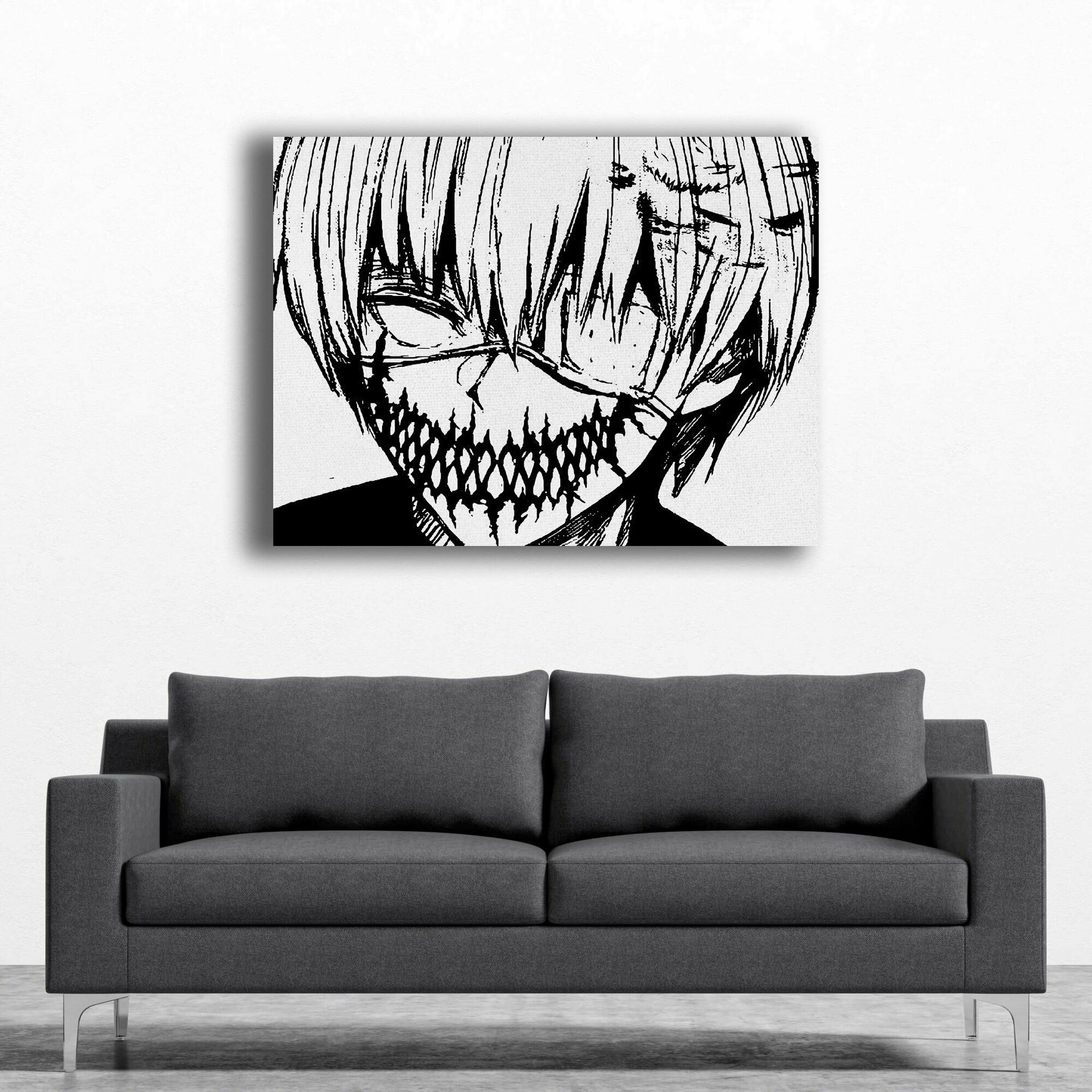 Интерьерная картина на холсте / dead inside / zxc 50*70