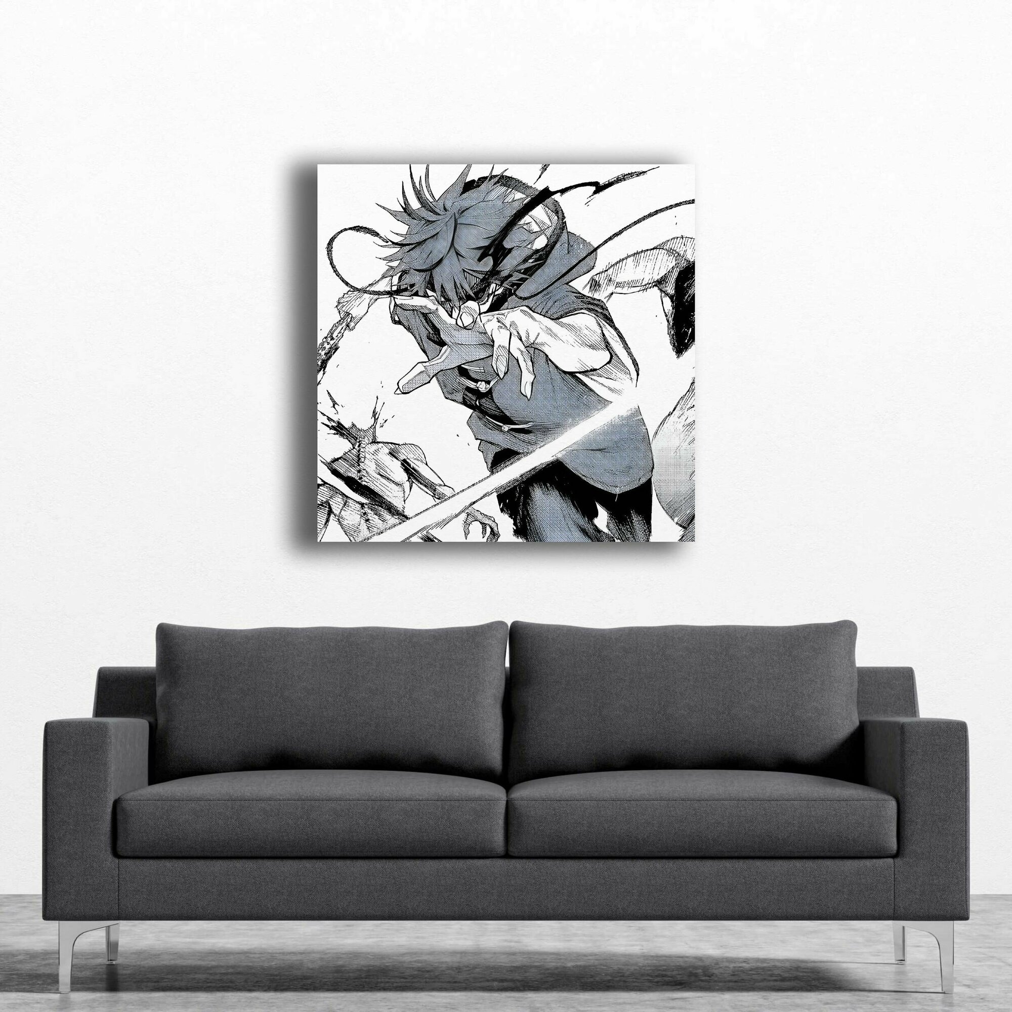 Интерьерная картина на холсте / dead inside / zxc 70*70