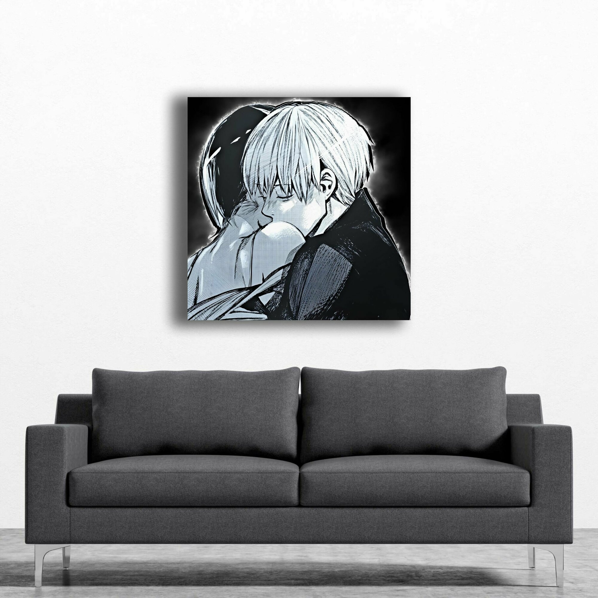 Интерьерная картина на холсте / dead inside / zxc 60*60