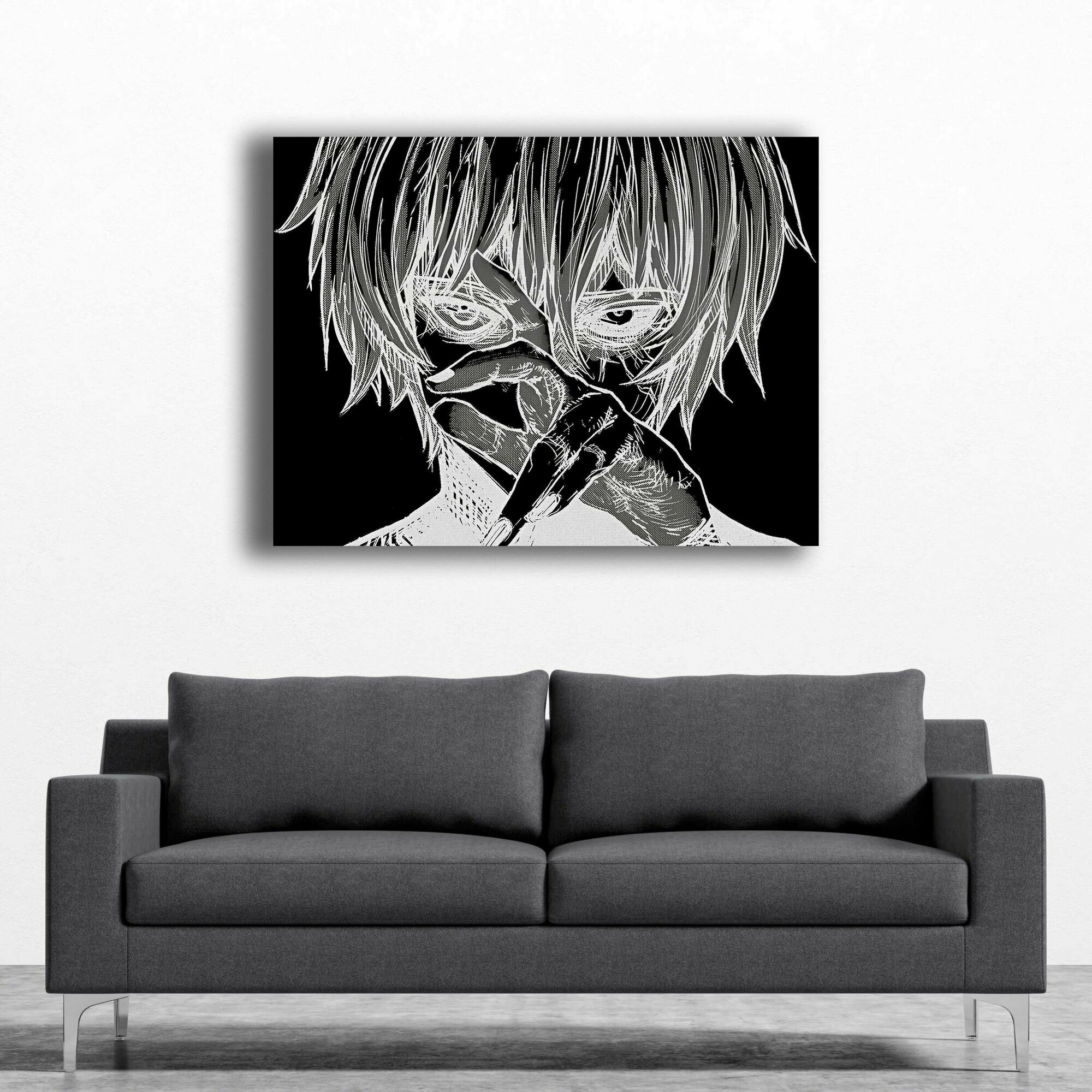 Интерьерная картина на холсте / dead inside / zxc 50*70