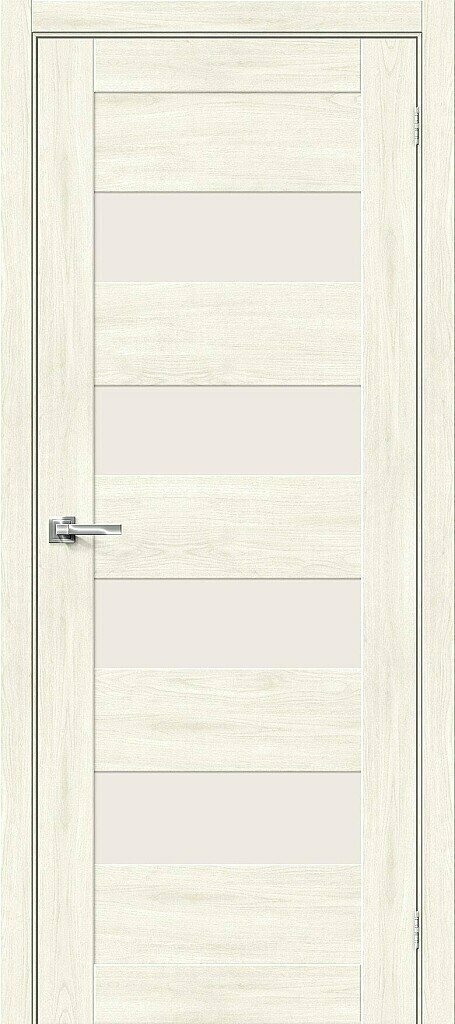 Дверь Браво-23 / Цвет Nordic Oak / Стекло Magic Fog / Двери Браво