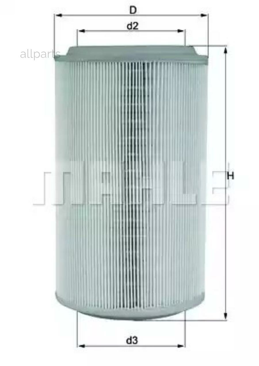 MAHLE LX913 Фильтр возд. ALFA ROMEO 156