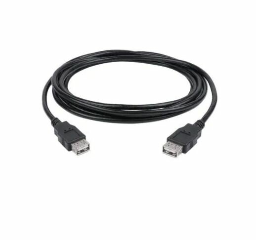 Кабель, USB 2.0 AM-AM, длина 1,5 м, черный