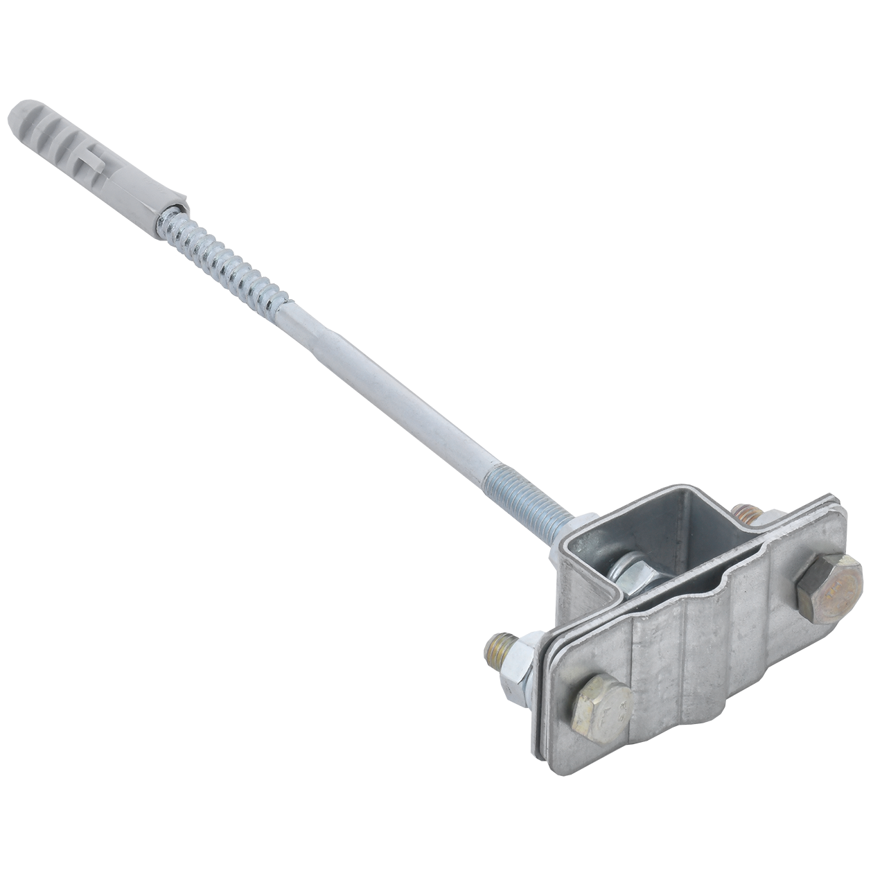 Держатель полоса/пруток 25-40мм/6-10мм для бетонного фасада оцинкованная сталь, IEK ZDP50-11-3-16-40 (1 шт.)