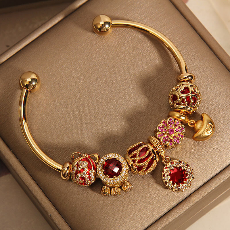 Незамкнутый браслет, горный хрусталь