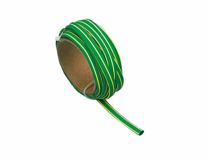 Трубка т/ус зелен желт 25,4 12,7MM (5 шт)
