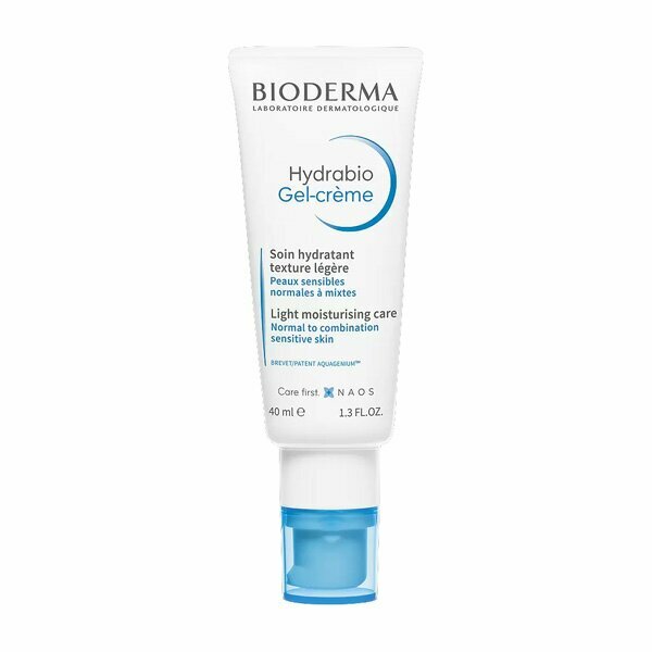 BIODERMA Hydrobio Light moisturising care Гидрабио увлажняющий Гель-крем 40 мл